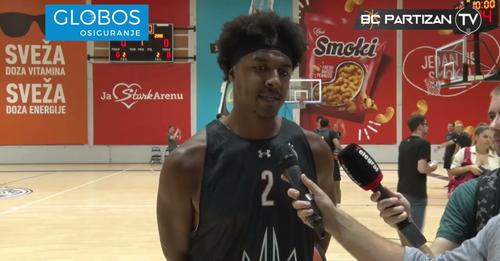 BC Partizan TV: Partizanovi centri | Zek Ledej i Matijas Lesor na treningu
