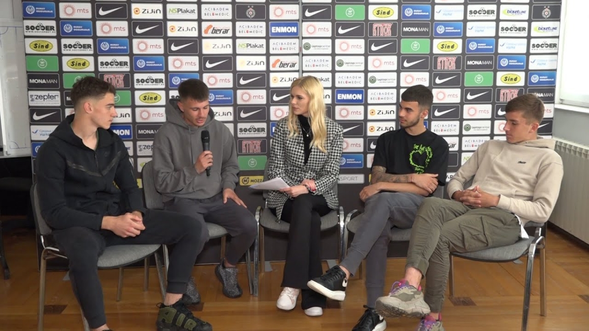 Deca Partizana: Crno-beli kviz sa omladincima FK Partizan (VIDEO)
