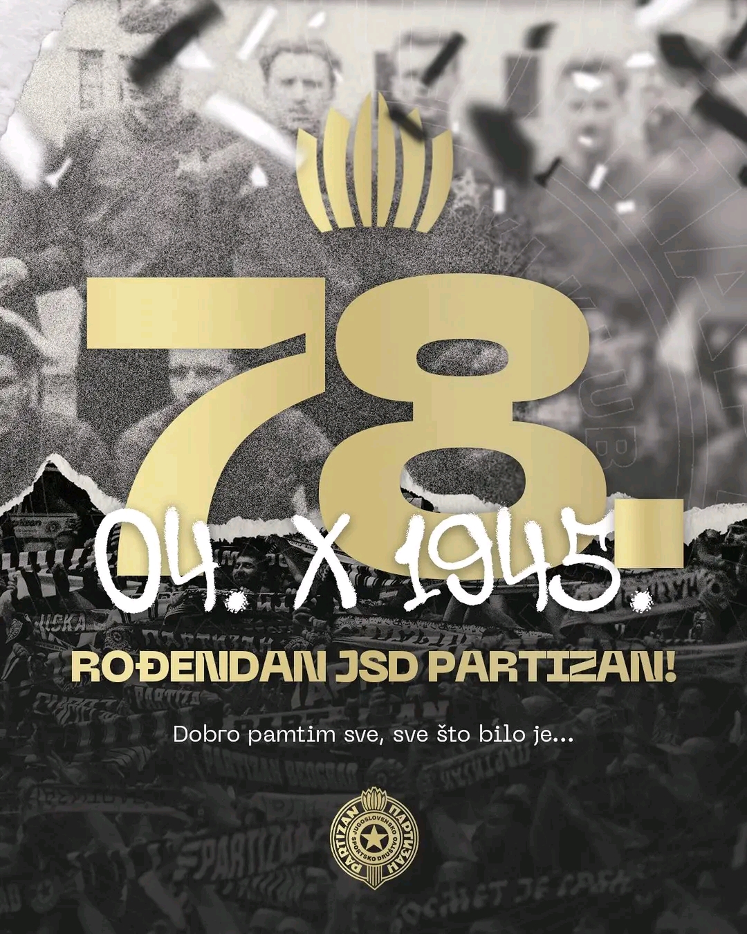 Partizan danas slavi 78. rođendan